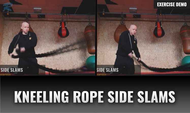 KNEELING BATTLE ROPE SIDE SLAMS • Russ Howe PTI